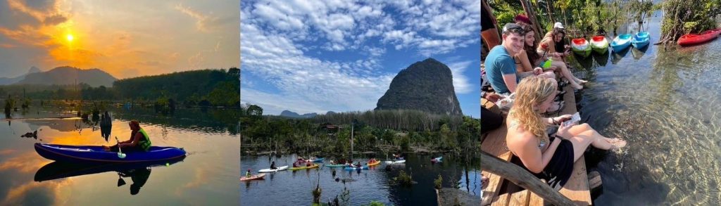 Kayak Klong Root Viewpoint – A low carbon activity with your own hands!